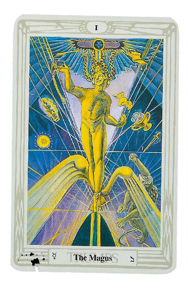 Aleister Crowley Thoth Tarot Hermit